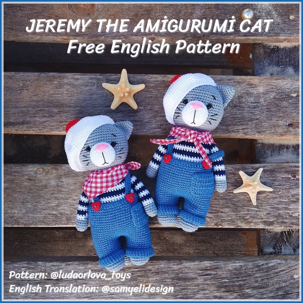 Amigurumi Jeremy the Cat Free Pattern – Amigurumi