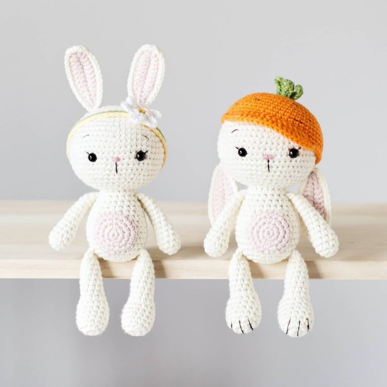 Carrot Bunny Amigurumi Free Crochet Pattern – Amigurumi