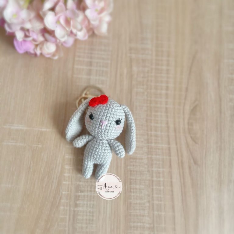 Baby Bunnies Amigurumi Keychain Free Pattern – Amigurumi