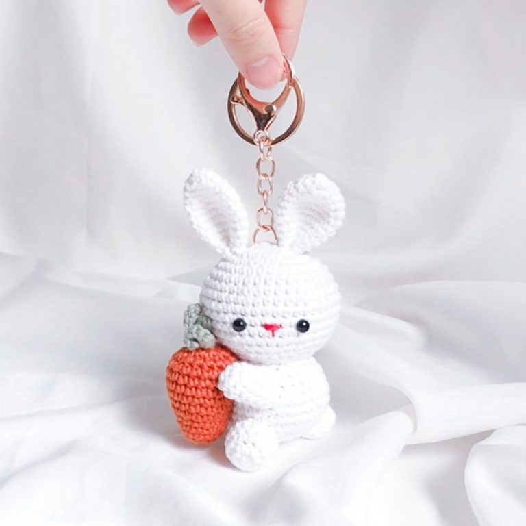 Baby Bunnies Amigurumi Keychain Free Pattern – Amigurumi