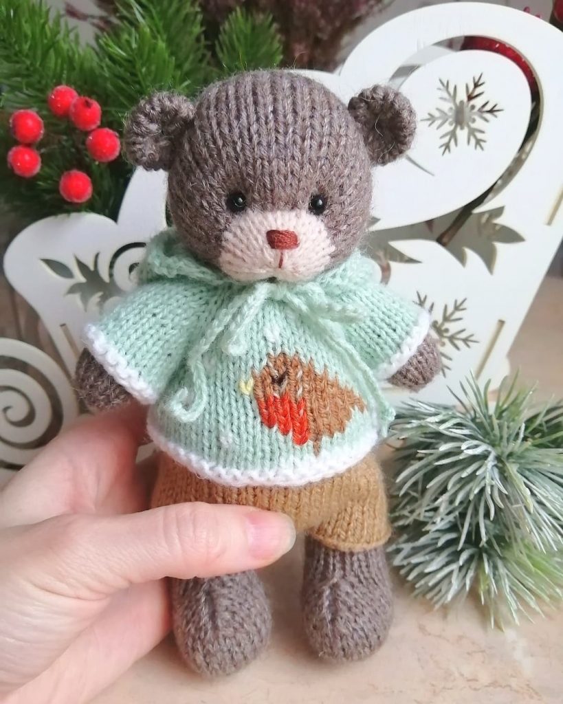 Knitted Bear Amigurumi Free Pattern – Amigurumi